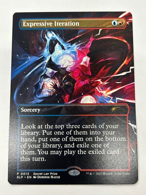 MTG Non-foil Promo Expressive Iteration Secret Lair Play RCQ Full art ...
