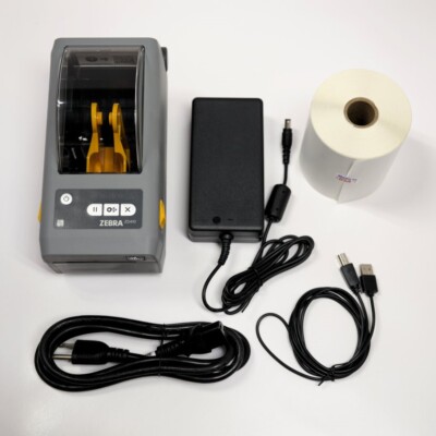 Zebra ZD410 Label Printer ZD41022-D01M00DL USB / Bluetooth Wireless | eBay