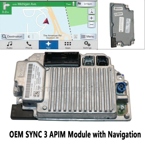 OEM SYNC 3 V3.4 APIM Module Upgrade With Carplay Navigation NA119 MAP ...