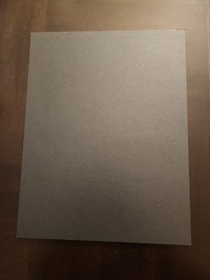 25 sheets - Stardream Metallic 8.5X11 Card Stock Paper EBONY - 105lb ...