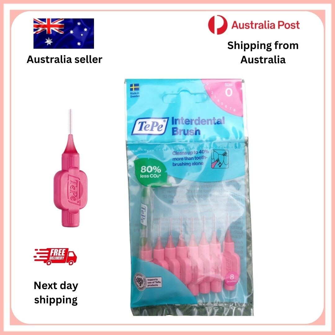 TePe Interdental Brush Sizes 0 pack of 8 80% less CO2 | eBay