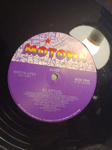 BLAZE So Special 12" Record Single 1990 Motown Garage House Dance MINT ...