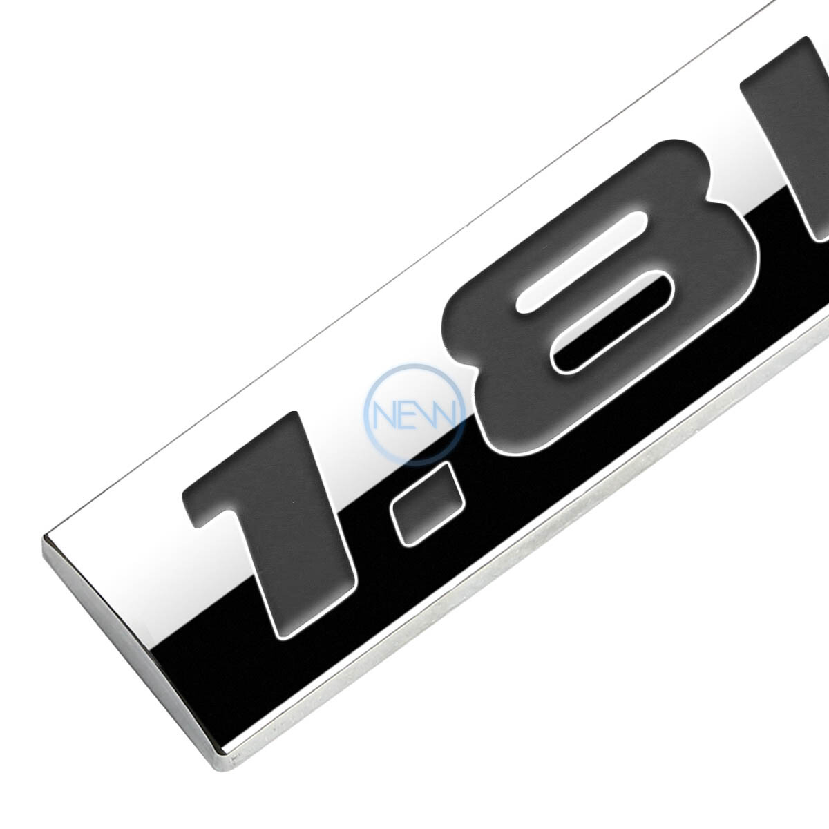 METAL 3D EMBLEM DECAL LOGO TRIM BADGE STICKER POLISHED CHROME BLACK 1 ...