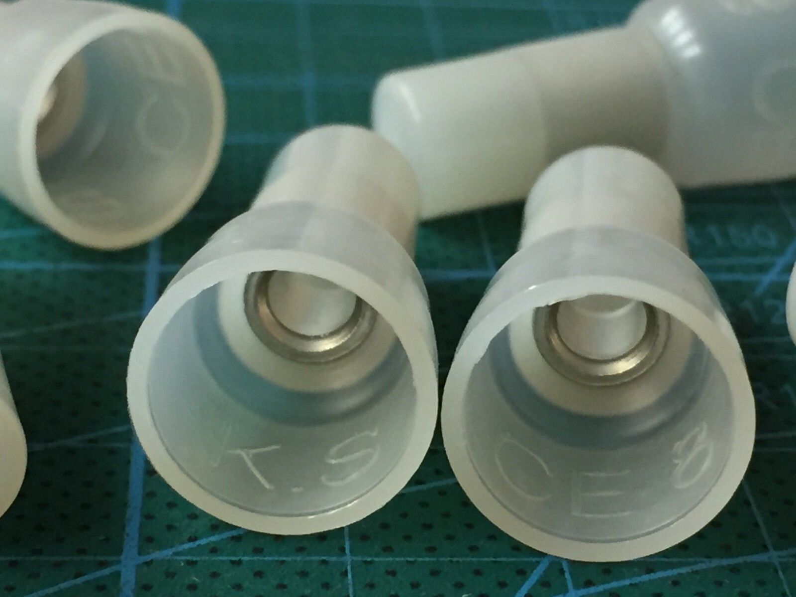 Pack 100pcs KST Insulated Closed End Crimp Splice Caps, UL, Copper ...