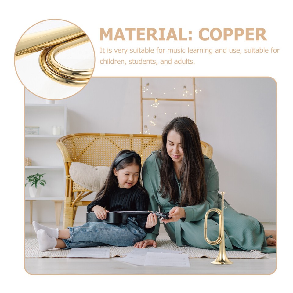 Bugle That Plays Taps Playing Ceremonial Bugles Vintage Trumpet | eBay