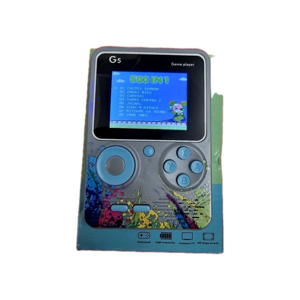 G5 Handheld Game Console With 500 Retro Classic Games 3.0Inch Screen ...