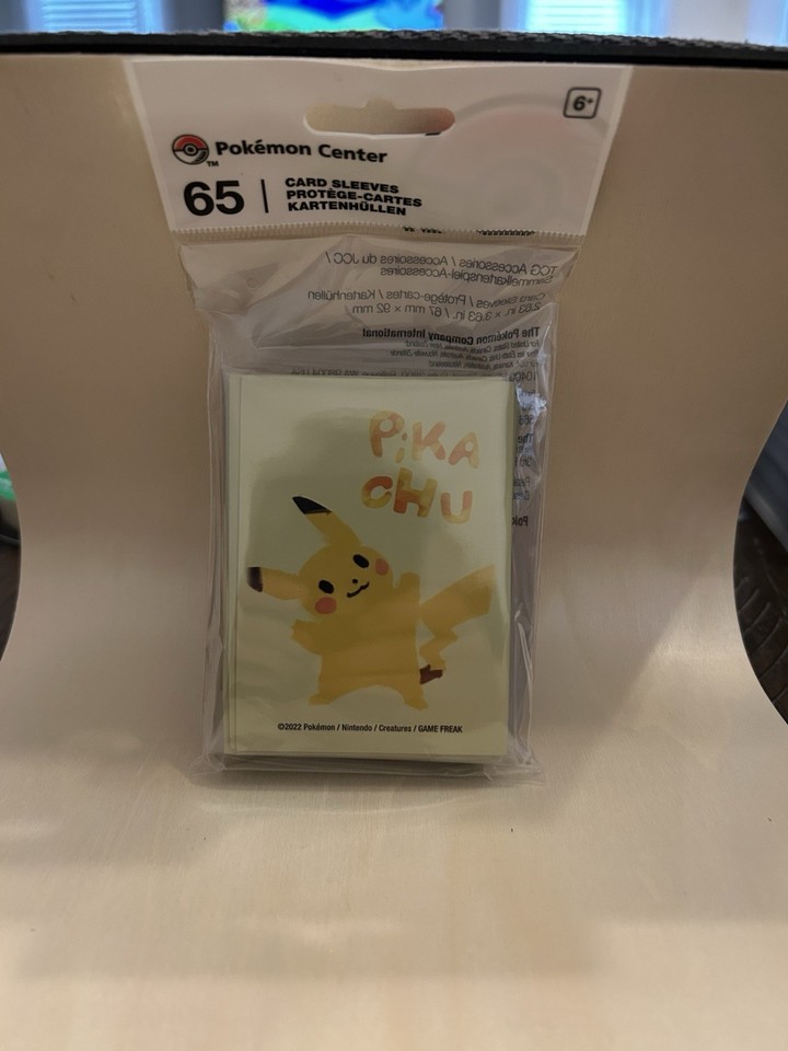 Pokemon Center Exclusive-65x Sleeves/Your pick! Great Wave/Pikachu ...