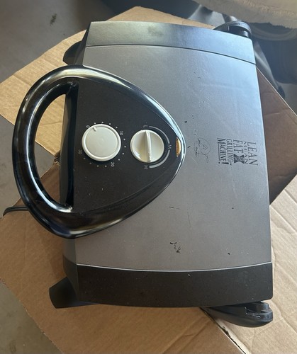 George Foreman Lean Mean Grilling Machine With TIMER Indoor/Outdoor ...