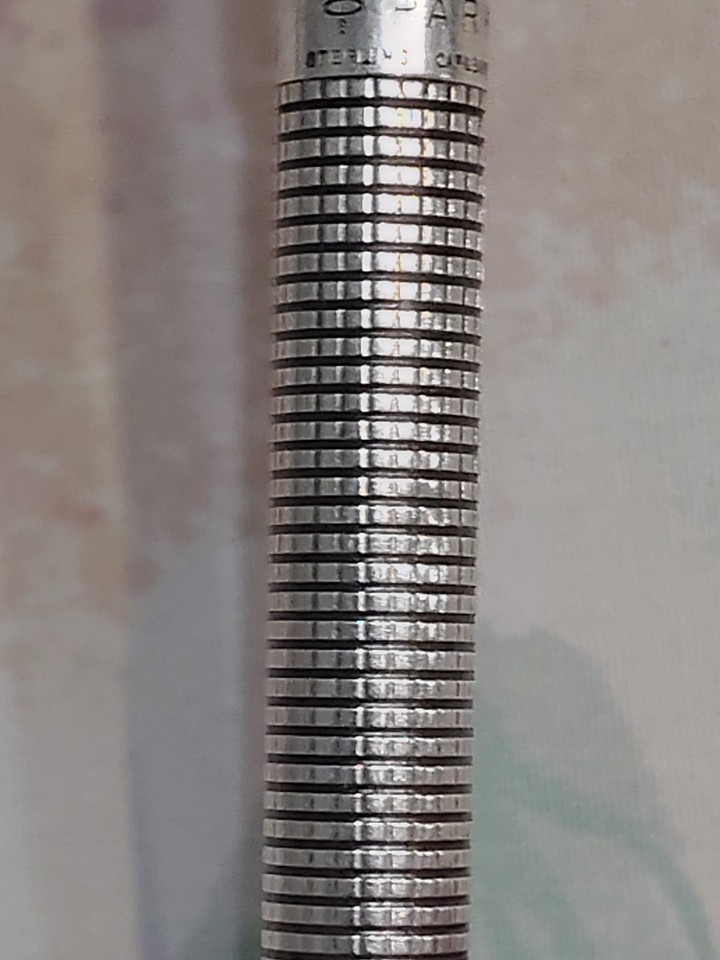 Parker Classic Sterling Silver 925 Dish Top Ball Point Pen USA MADE #22 ...