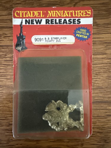 OOP Blood Bowl The Mighty Zug Star Player 9091 NIB Metal GW 1993 | eBay