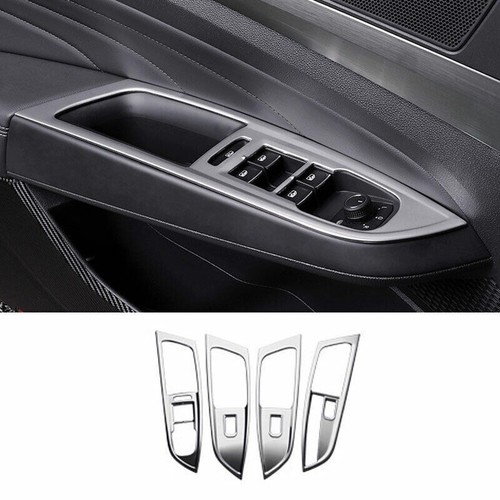 For Volkswagen Passat 2020-2022 Silver Steel Window Lift Panel Switch ...