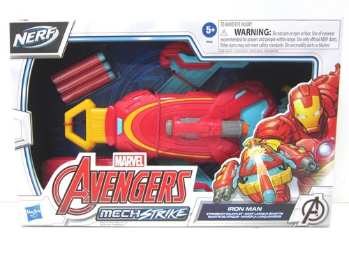 NERF Marvel Wrist Gauntlet Avengers MECH STRIKE Role Play Iron Man ...