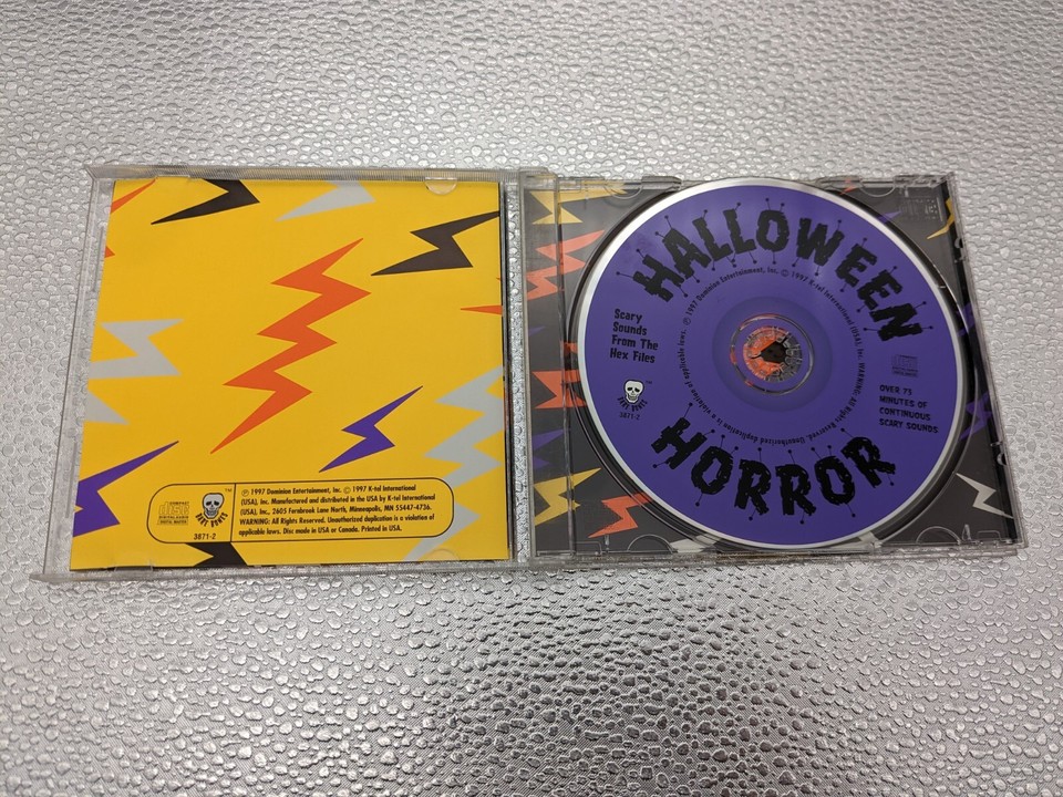 CD Halloween Horror: Scary Sounds From the Hex Files 1997 K-Tel Sound ...