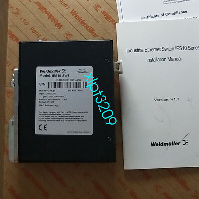 IES10-SW5 7760048001 New Ethernet Switch For Weidmuller FedEx or DHL | eBay