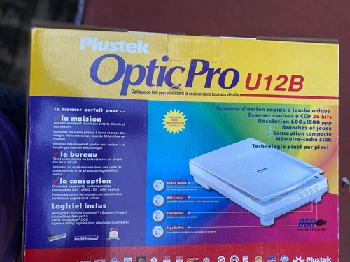 PLUSTEK OPTICPRO U12 DUPLEX COLOR DOCUMENT SCANNER - 3D SCANNING | eBay
