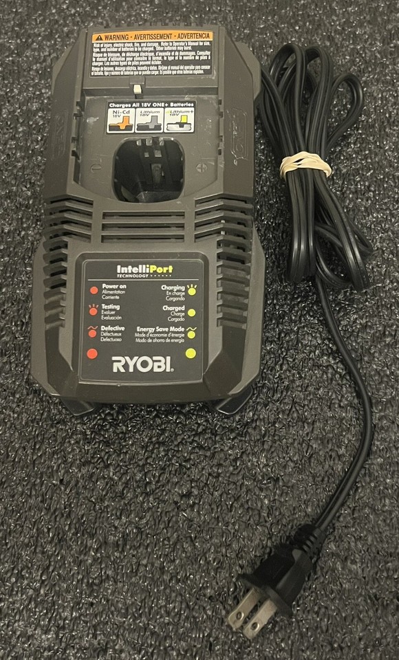 Ryobi ONE+ P118 18V NiCd Lithium Ion Battery Charger IntelliPort ...