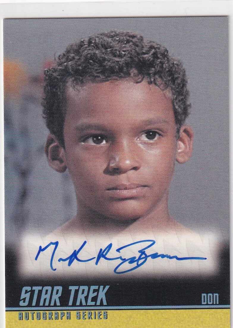 STAR TREK The Original Series Autograph A209 Mark Robert Brown as Don ...