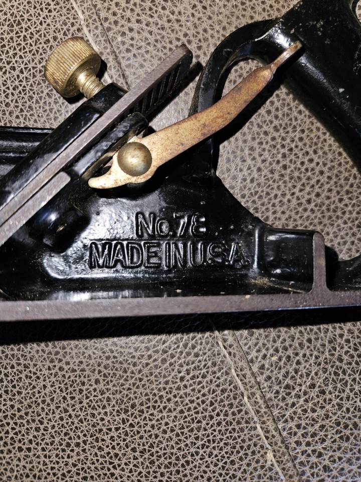 Vintage Stanley 78 Duplex Rabbet Plane Wood Tool Fillister Fence Depth ...