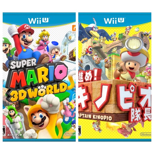 Nintendo Wii U games 3D Action Set Super Mario World Advance Captain ...