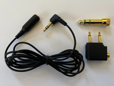 Bose Quietcomfort Audio Gold Plated Connecting Cable and Adapters, NEW ...