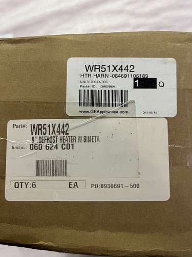 WR51X442 Refrigerator Defrost Heating Element General Electric ...