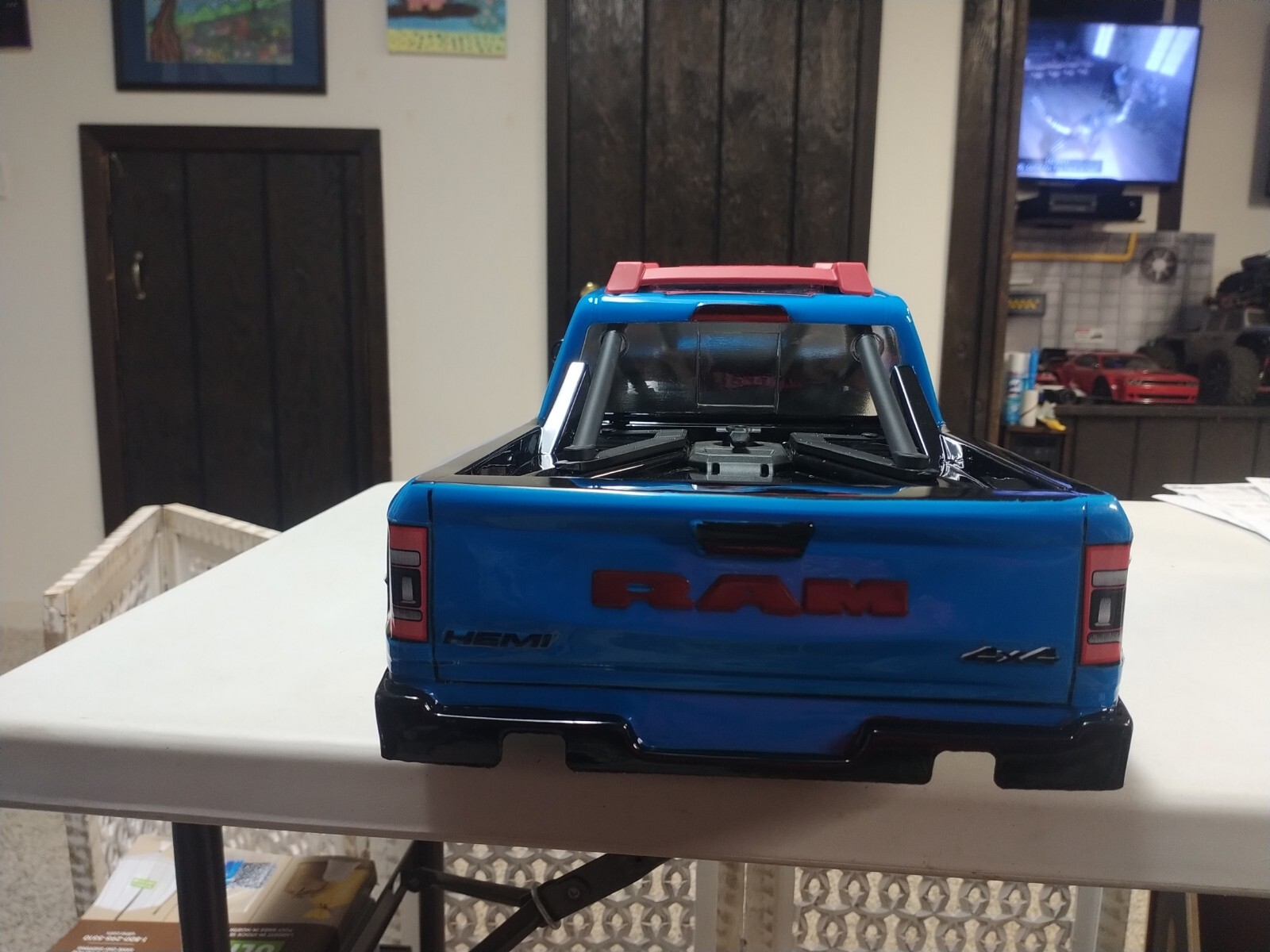 Custom Painted Traxxas XMAXX, RC Body With Mount, Roof Skid Plate RC ...