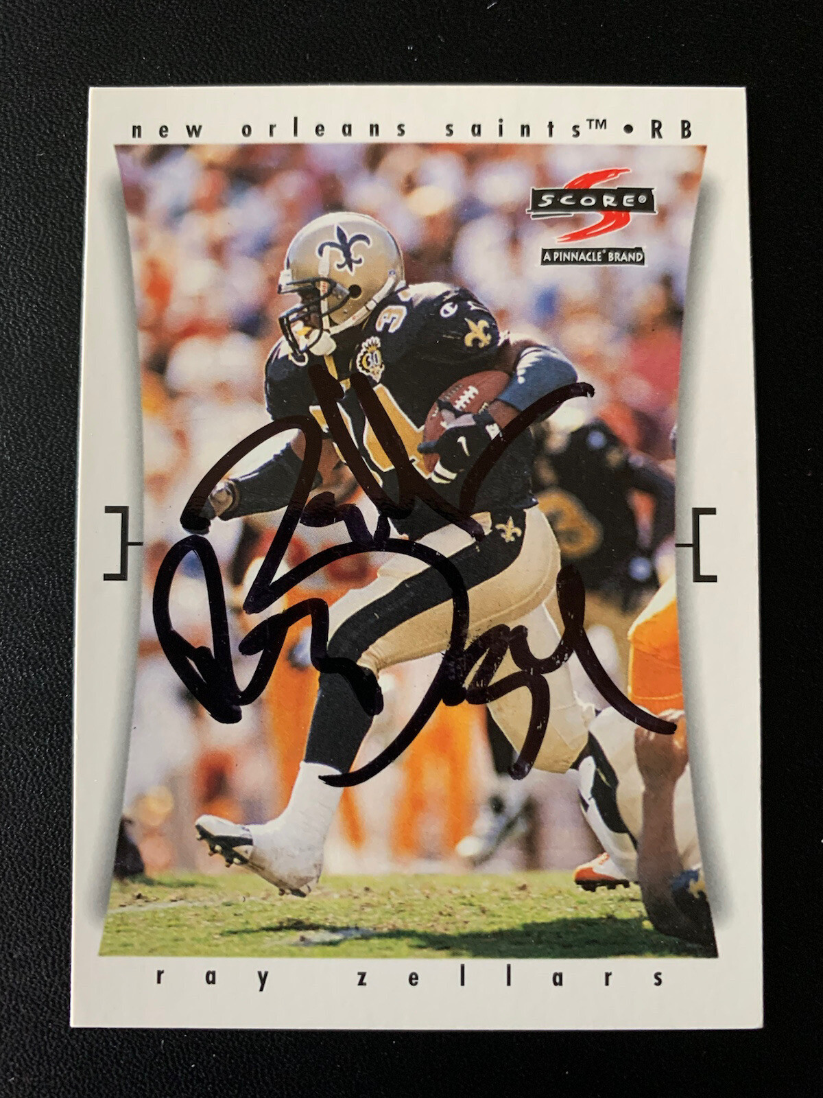 Ray Zellars Signed 1997 Score #110 Card New Orleans Saints Autograph ...