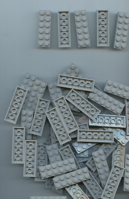 LEGO x 74 Light Bluish Gray Plate 2 x 6 NEW 3795 | eBay
