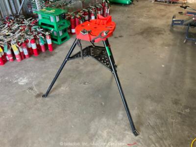 2021 Ridgid 13C594 Portable 12" Pipe Chain Vise Tri-pod Tri-Stand Tool ...