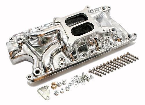 FORD WINDSOR 289-302 INTAKE MANIFOLD DUAL PLANE 4 BARREL LOW RISE SATIN ...