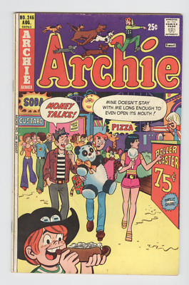 Archie #246 August 1975 VG Money Talks! | eBay
