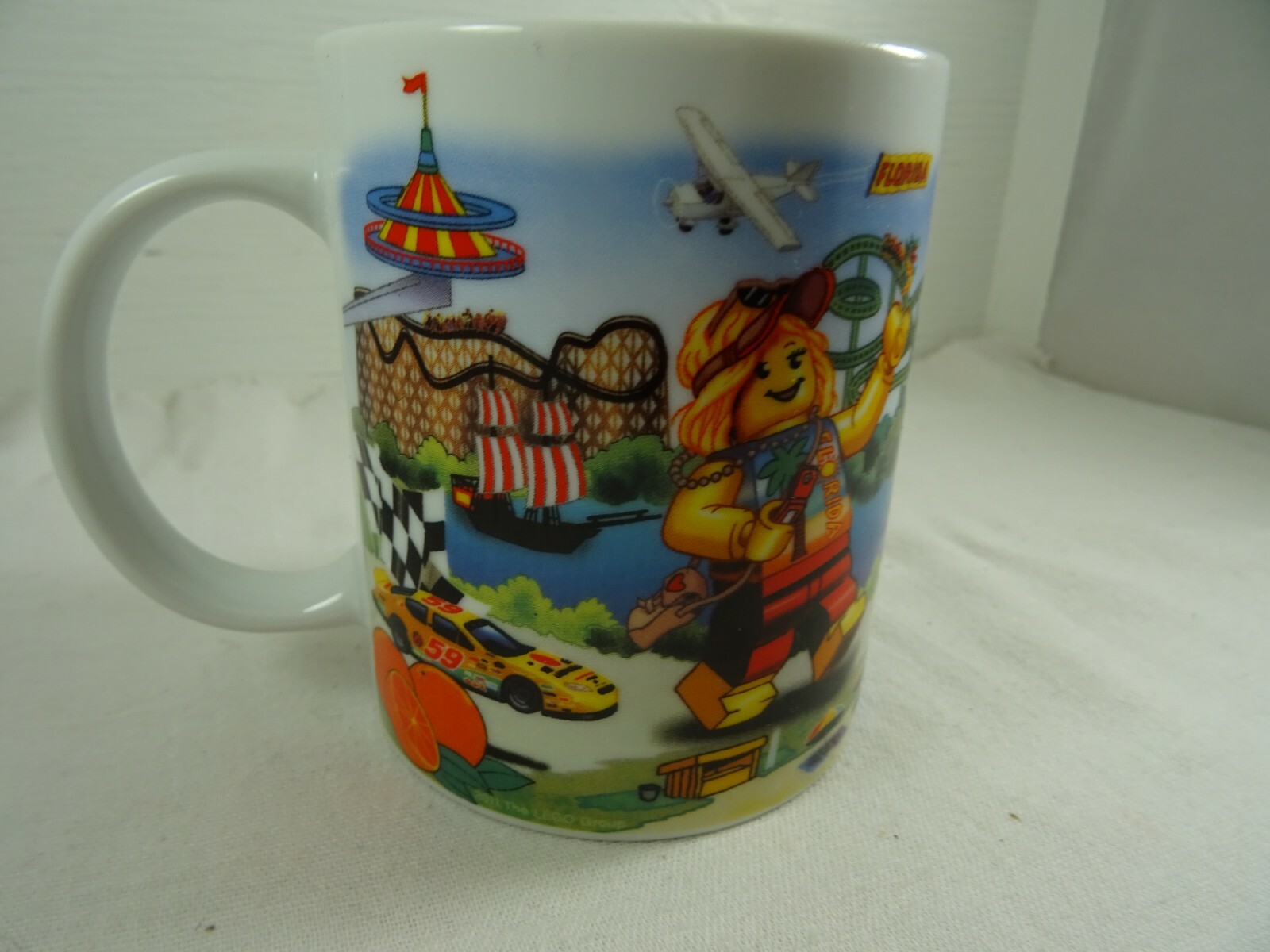 Florida Legoland NASA Attractions Ceramic Coffee Cup Mug 4" INSCRIBED ...