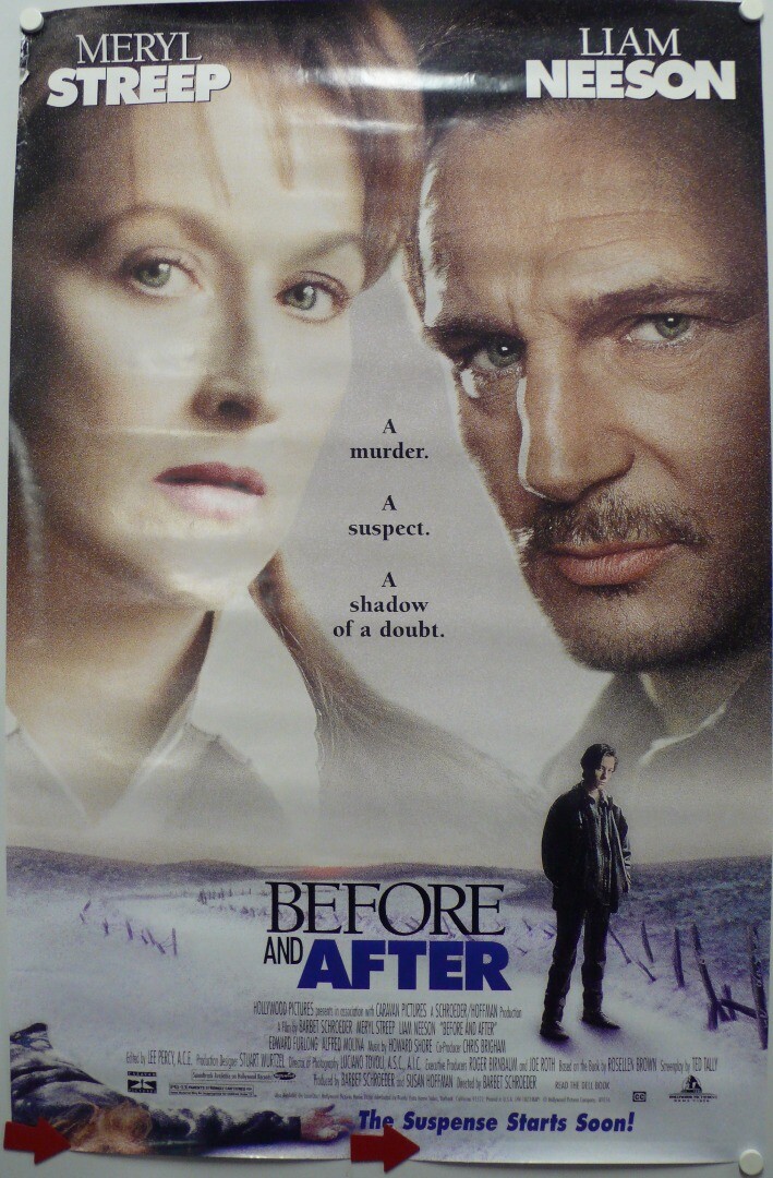 BEFORE AND AFTER Movie Poster made in 1996 | eBay