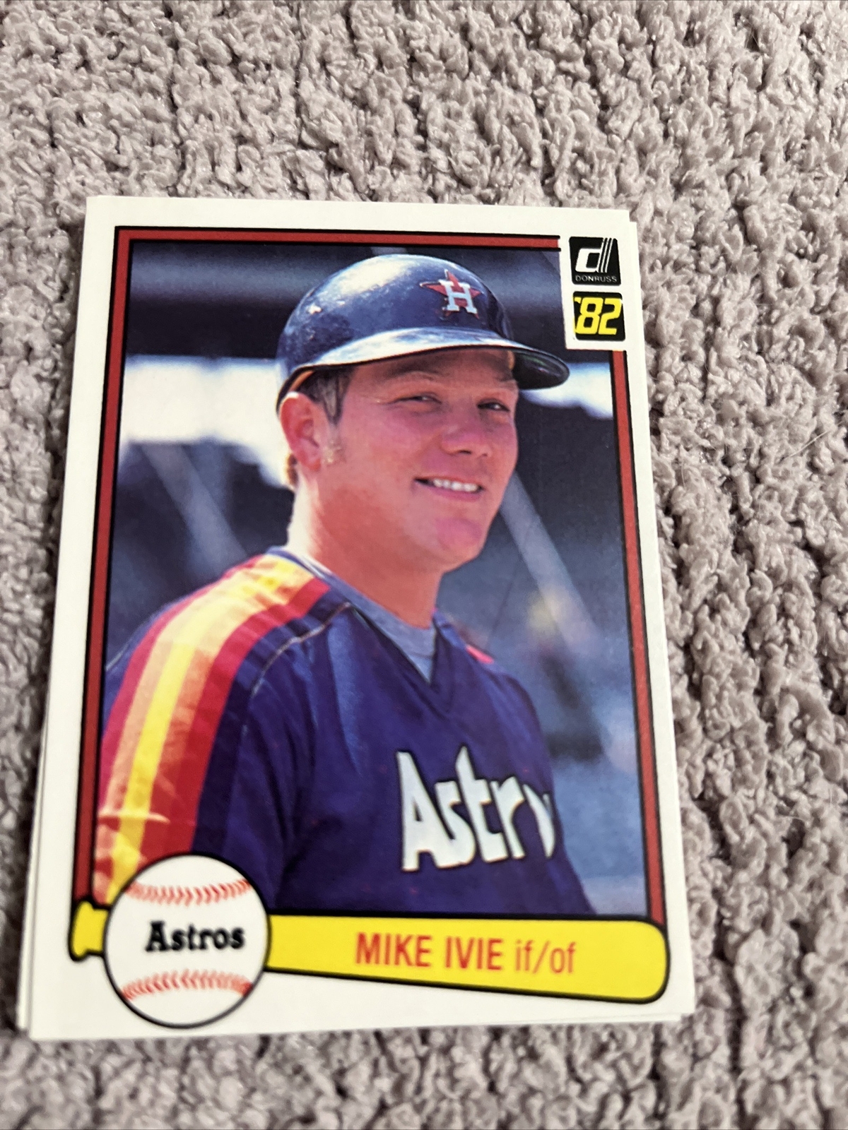 1982 Donruss Baseball Card #396 Mike Ivie Houston Astros | eBay