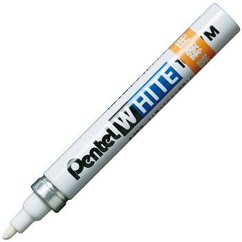 Pentel X100W-MDG 10 Set for white paint marker business from JAPAN [6bp ...