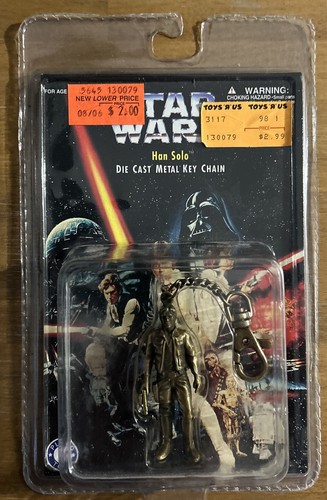 Star Wars Han Solo Die Cast Metal Key Chain 1996 Sealed New In Box. | eBay