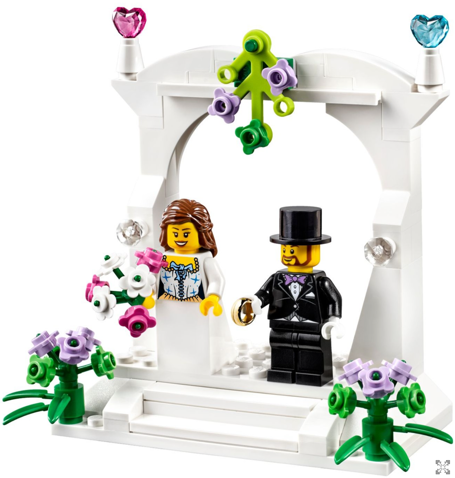 LEGO 40165: Minifigure Wedding Cake Topper - NISB, will ship in a box ...