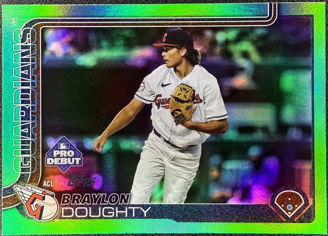 2025 Topps Pro Debut - Braylon Doughty #PD-22 Green Foil /99 (RC) for ...