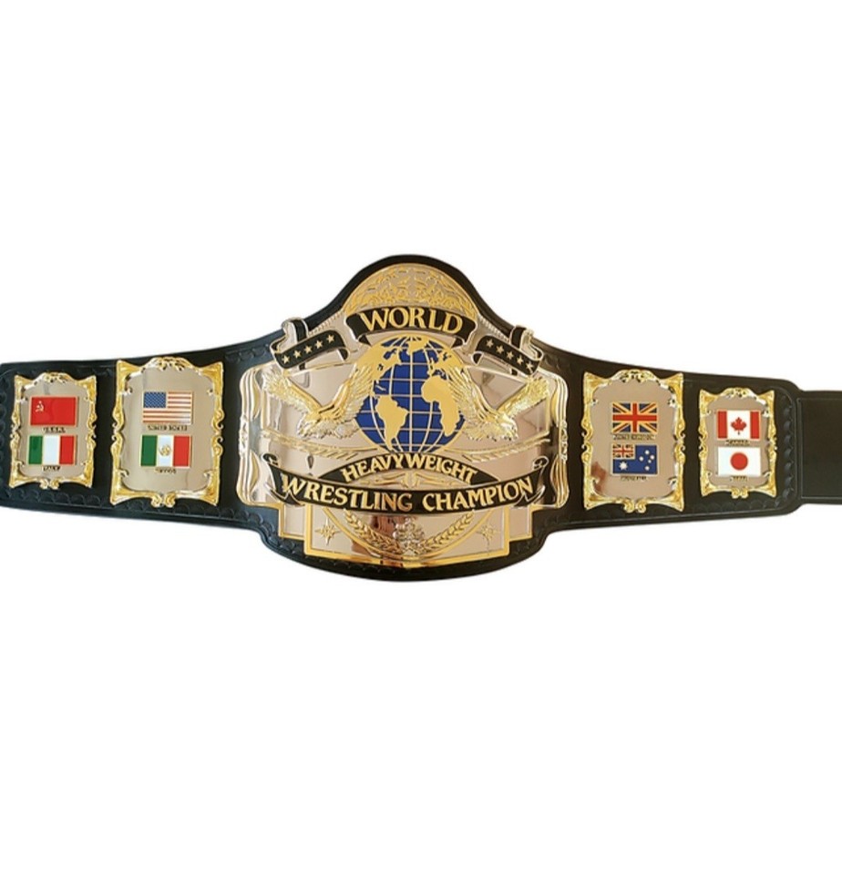 World Heavyweight Championship Wrestling Belt Andre The Giant Fandu WWE ...
