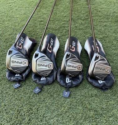 Ping G400 3, 5, 7, 9 Wood Set S Flex 65g Alta Graphite Shafts RH W ...