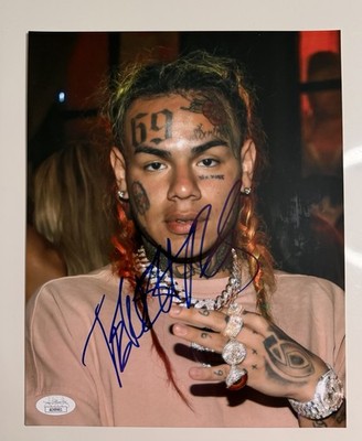 Tekashi 6ix9ine Rapper Autographed 8x10 Photo JSA COA | eBay