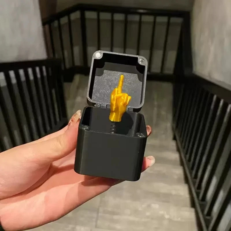 Middle Finger in a Box - Hilarious Prank Gifts for Christmas! Perfect ...