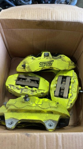 2018-2021 Subaru WRX STi Brembo Brake Calipers (6 pot/2 pot) Front and ...