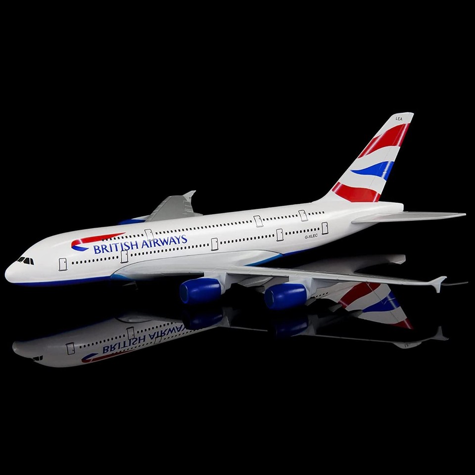 1:400 British Airways A380 Model Plane Alloy Diecast Airplane Model ...