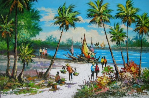Filipino Fisherman Painting