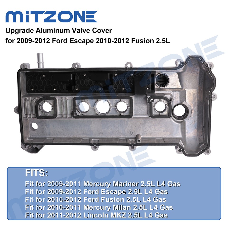 Upgrade Aluminum Valve Cover for 2009-2012 Ford Escape 2010-2012 Fusion ...
