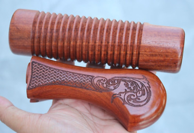 FOREND & STOCKS GRIPS FOR MOSSBERG 590 SHOCKWAVE 12 GA. WOOD FURNITURE ...