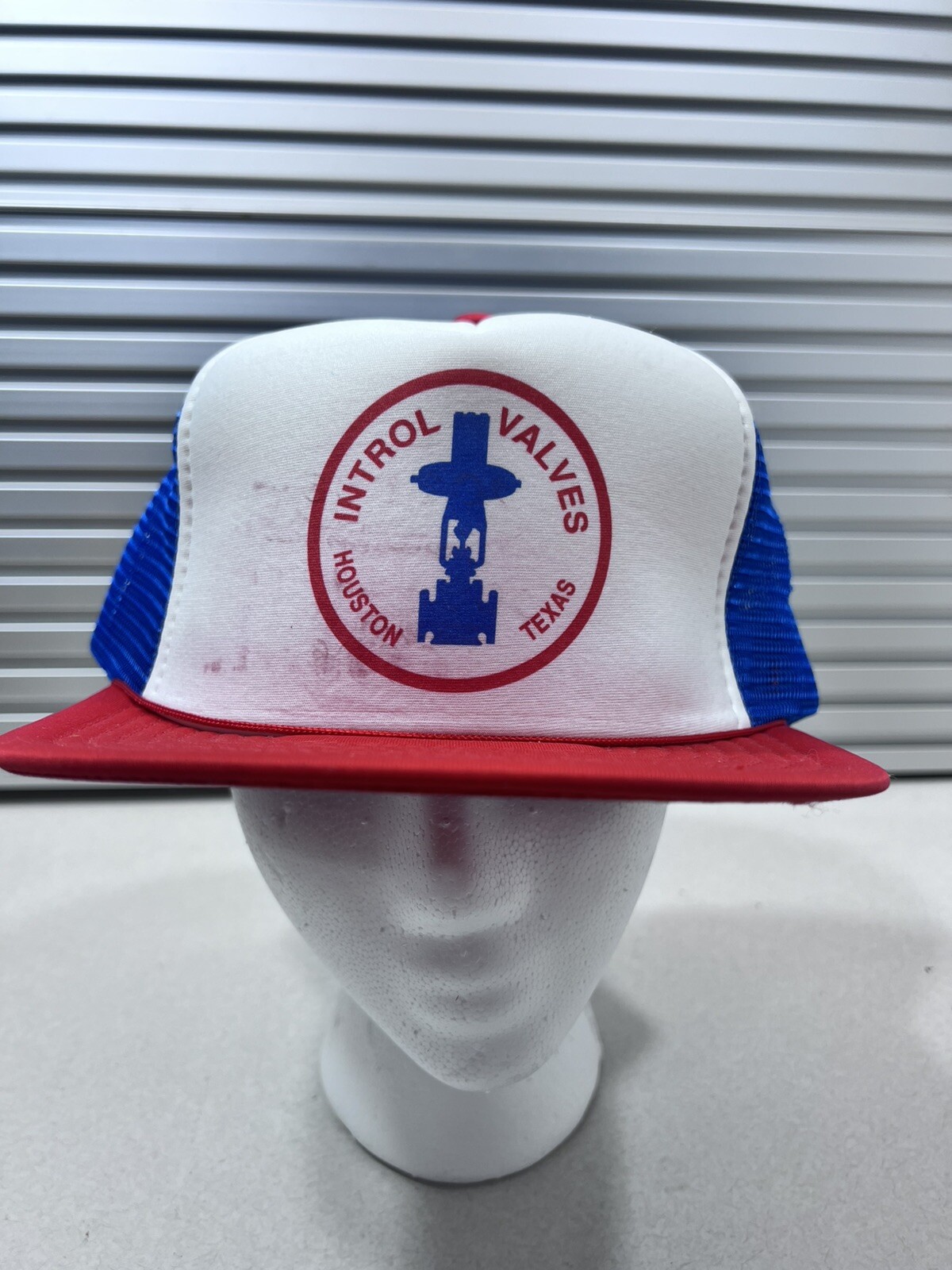 Vintage Introl Valve Texas Foam Mesh Snapback Trucker… - Gem