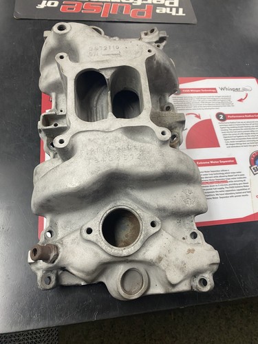 Chvevrolet Rare Aluminum Winters SBC intake 4bbl 3872110 | eBay