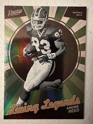 2023 Panini Prestige Living Legends Andre Reed Buffalo Bills | eBay